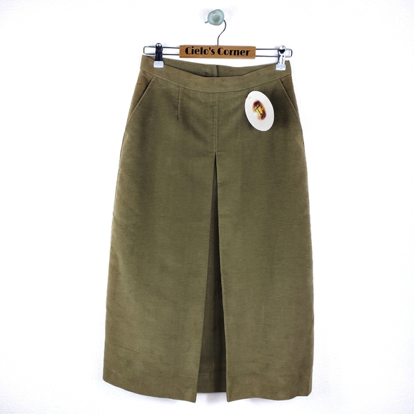 Christopher Dawes | Skirts | Christopher Dawes Vtg Green Skirt Nwt 28 ...